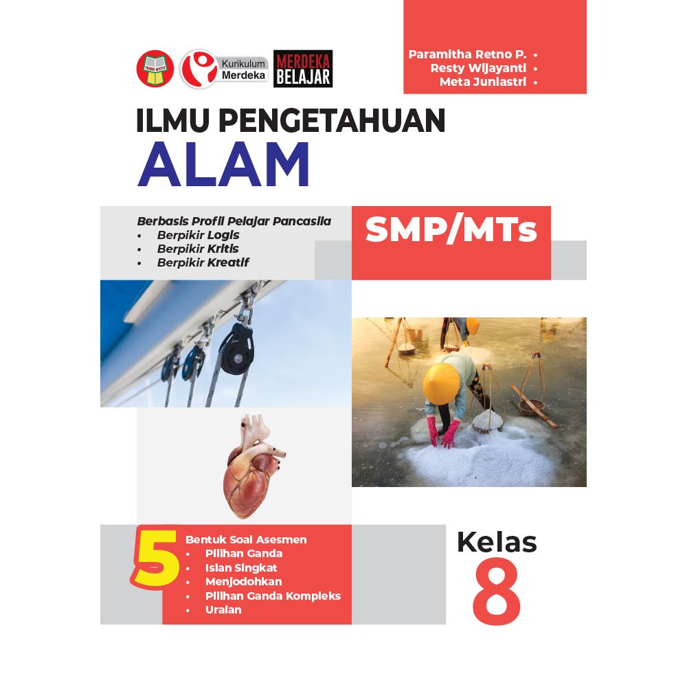 Ilmu Pengetahuan Alam untuk SMP/MTs Kelas 8 - Yrama Widya Official