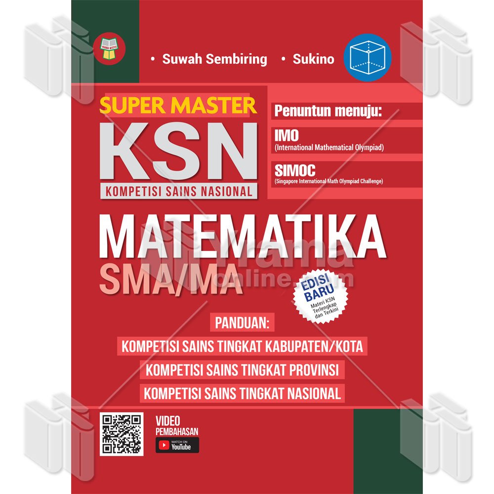 Super Master KSN (Kompetisi Sains Nasional) Matematika SMA/MA - Yrama ...