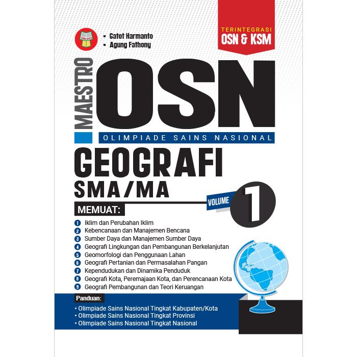 Maestro OSN Geografi SMA/MA Volume 1 - Yrama Widya Official